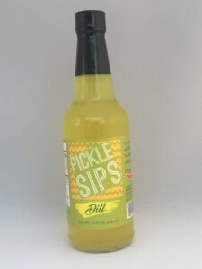 pickle sips - pickle juice - dill