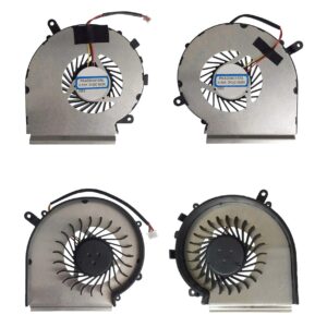 todiys cpu + gpu cooling fan for msi ge62 gl62 ge72 gl72 gp62 gp72 pe60 pe70 series ms-16j1 ms-16j2 ms-16j3 ms-16j5 ms-1791 ms-1792 ms-1795 ge62 2qd-007xcn paad06015sl n303 paad06015sl n302 n285