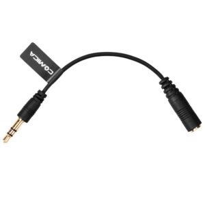 comica cvm-cpx 3.5mm trrs to trs adapter for canon, nikon cameras