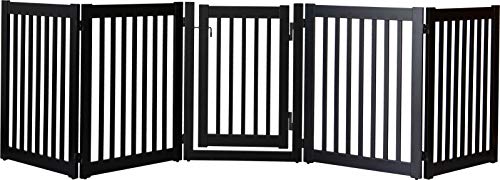 Solid Wood Pet Gates in Black