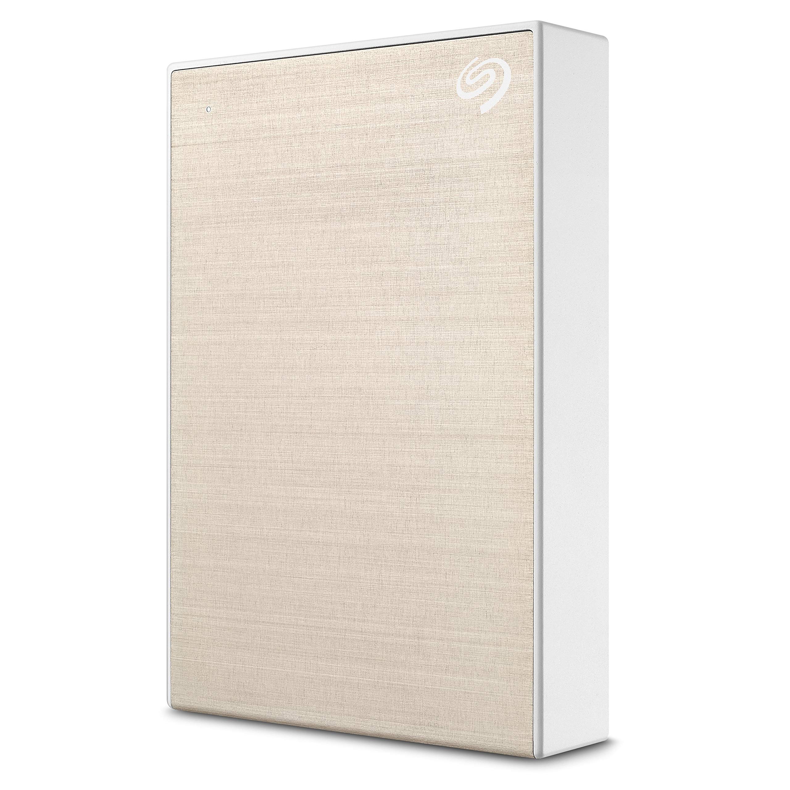 Seagate Backup Plus Portable STHP4000404 4 TB Hard Drive - External - Portable - USB 3.0 - Gold - Retail