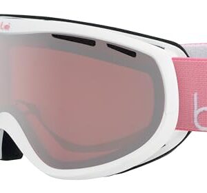 Bolle Sierra White Pink Shiny/Vermillon Gun Cat.2 | Small-Medium - Snow Goggles Feminine-Adult