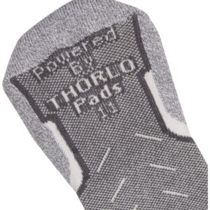 thorlos Experia Multi-Sport Thin Padded Low Cut 3 Pair Pack Socks Sockshosiery, Grey, Medium