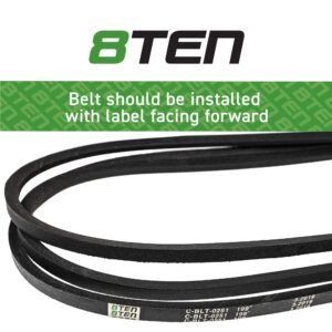 8TEN Deck Belt for Exmark 60 inch Lazer Z AS E S X Series Zero Turn Mower 109-8073 116-1985