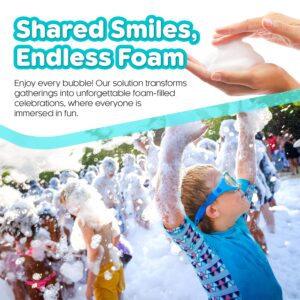 Foamdaddy Professional 5 Gallon Concentrated Foam Solution - Hypoallergenic, Perfect for Foam Parties - Makes 400 Gallons of Foam - 10 Rounds of Ultimate Fun Experince with our Party Solution