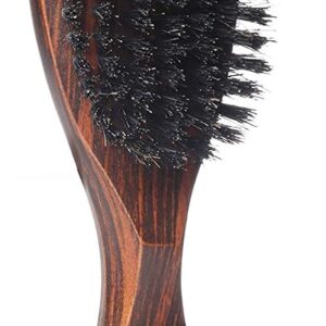 PERFEHAIR 100% Wild Natural Boar Bristle Hair Brush With Wooden Handle for Men and Women's Thin, Fine Hair