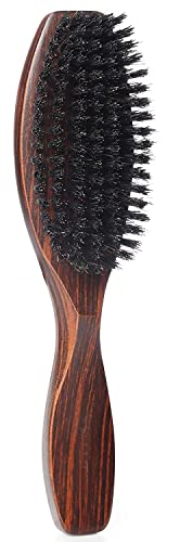 PERFEHAIR 100% Wild Natural Boar Bristle Hair Brush With Wooden Handle for Men and Women's Thin, Fine Hair