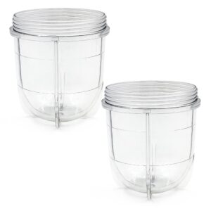 anbige replacement parts cups,compatible with original magic bullet blender juicer 250w mb1001 (2 short cups)