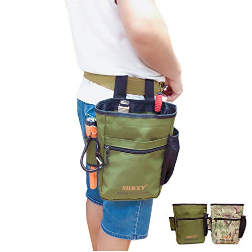 Pointer Metal Detector Find Bag Detecting Digger Tools Bag Waist Pack Pouch for PinPointer Garrett Xp ProPointer (Green)