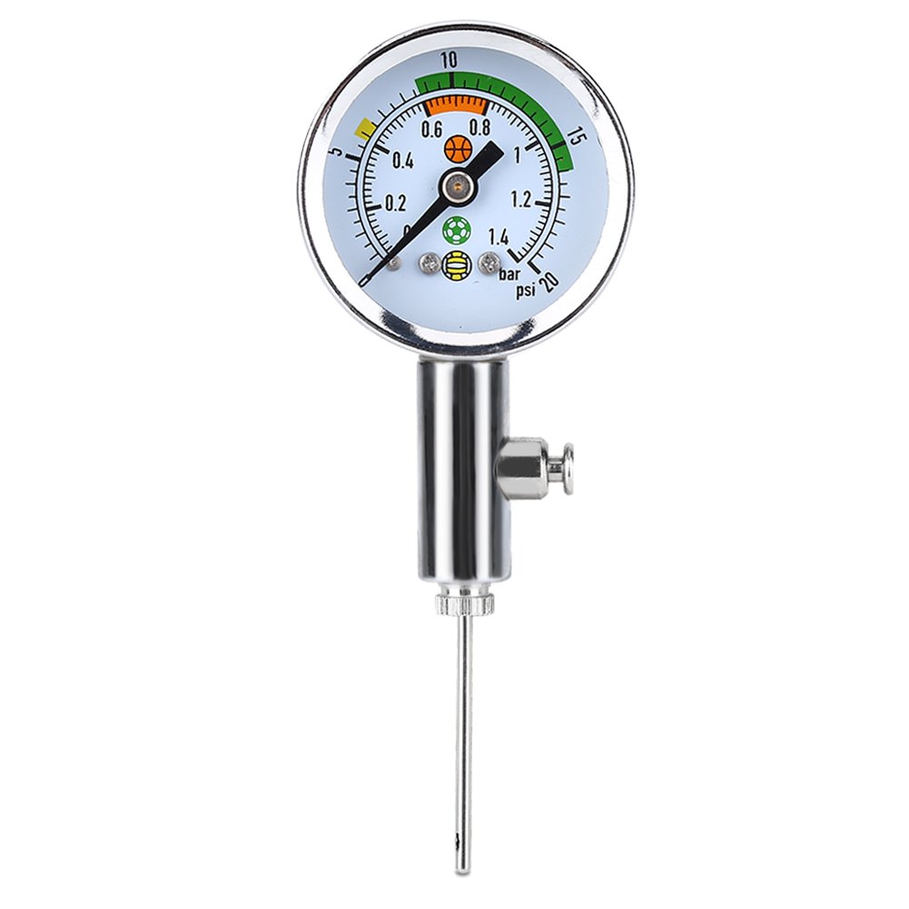 Ball Pressure Gauge, Mini Portable Basketball Football Volleyball Ulitity Air Pressure Gauge Sports Inflation Devices