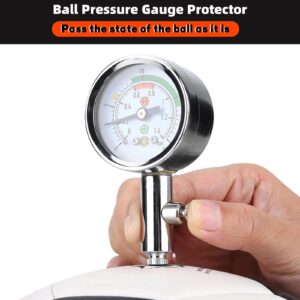 Ball Pressure Gauge, Mini Portable Basketball Football Volleyball Ulitity Air Pressure Gauge Sports Inflation Devices