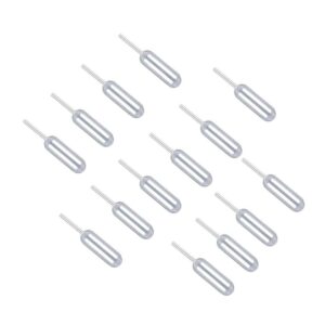 Dessert Pipettes 4ml, 60PCS Plastic Squeeze Transfer Pipettes Dropper Liquid Injector for Cupcake Strawberries (60）