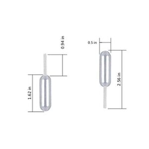 Dessert Pipettes 4ml, 60PCS Plastic Squeeze Transfer Pipettes Dropper Liquid Injector for Cupcake Strawberries (60）