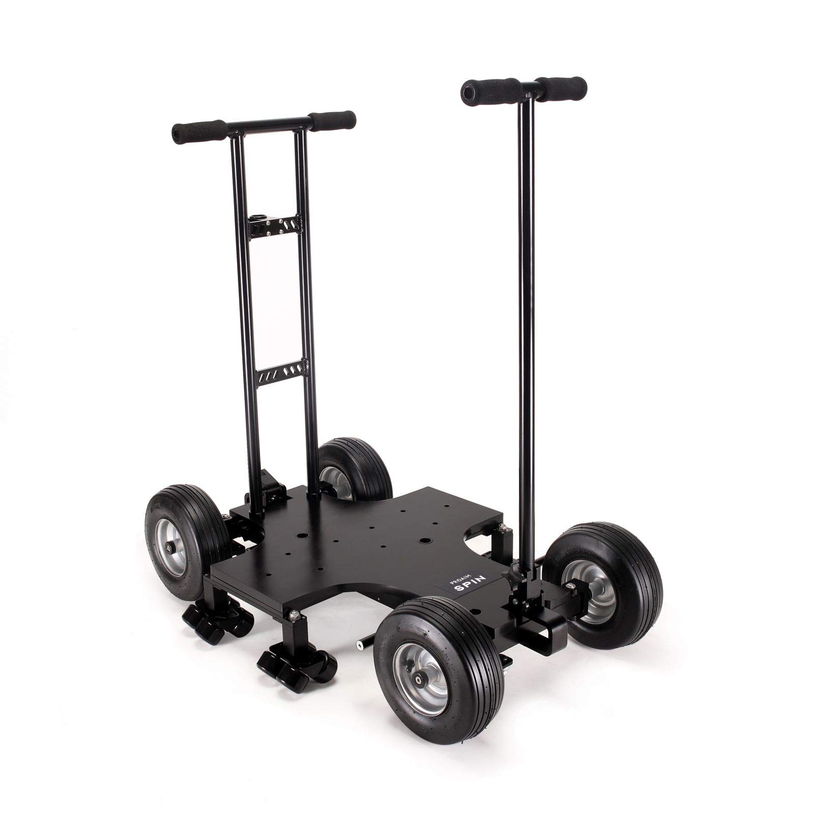 PROAIM Spin Lightweight Doorway Platform Dolly for Heavy Camera/Jib Setup. 4-Wheel & 2-Wheel Steering Modes. Steering Bar Tilt -270°. Payload up to 300kg / 661lb. (DL-SPIN-01)