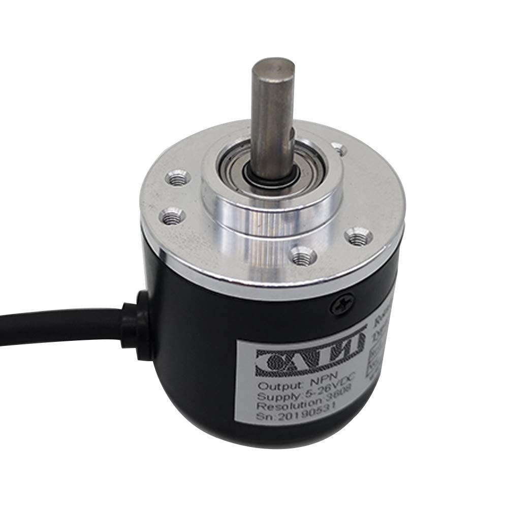 Incremental Rotary Encoder 600 PPR A B 90° Phase 5V-Voltage Output 6mm Solid Shaft