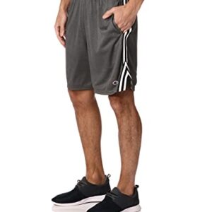 Champion Men's Lacrosse Short, granite Heather, LARGE