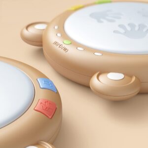 TUMAMA Baby Musical Electronic Toy with Lights & Sounds, Babies Light up Drum Toys for Early Hand Development, Gift for Infants, Toddlers, Boys, Girls