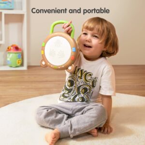 TUMAMA Baby Musical Electronic Toy with Lights & Sounds, Babies Light up Drum Toys for Early Hand Development, Gift for Infants, Toddlers, Boys, Girls