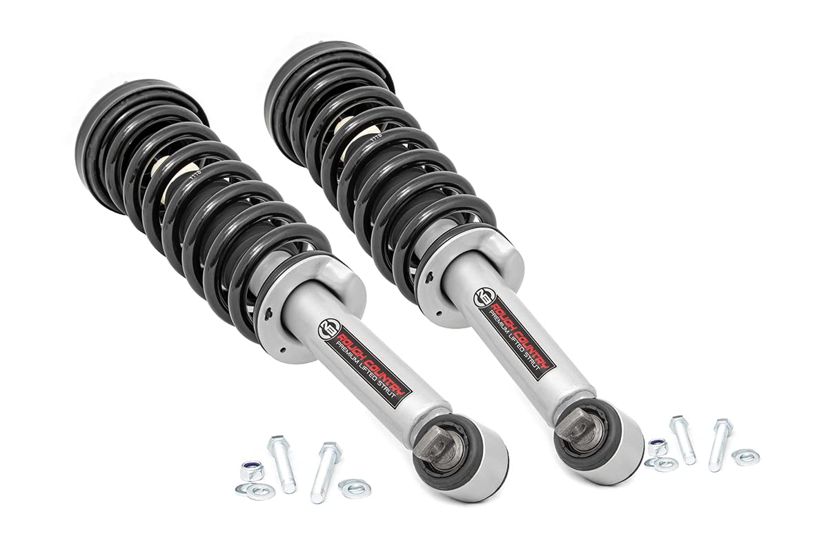 Rough Country 2" Loaded N3 Leveling Struts for 2014-2024 Ford F-150 4WD - 501068