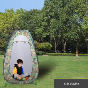 VINGLI Pop Up Tent Instant Portable Shower Tent Outdoor Privacy Toilet & Changing Room