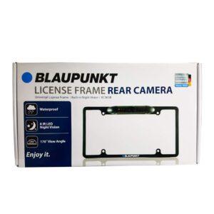 blaupunkt xc363b universal license plate frame rear view camera night vision, multicoloured