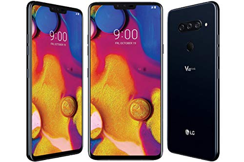 LG V40 ThinQ 64GB GSM Unlocked (AT&T/T-Mobile) 5-Camera Smartphone w/ 6.4 QHD+ Display - Aurora Black