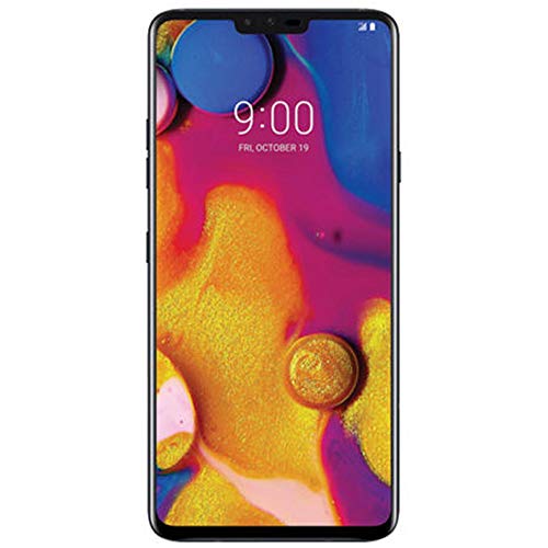 LG V40 ThinQ 64GB GSM Unlocked (AT&T/T-Mobile) 5-Camera Smartphone w/ 6.4 QHD+ Display - Aurora Black