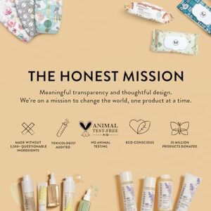 The Honest Company Clean Conscious Unscented Wipes | Over 99% Water, Compostable, Plant-Based, Baby Wipes | Hypoallergenic for Sensitive Skin, EWG Verified | Pattern Play, 576 Count