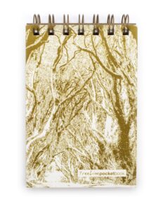 action publishing treeline pocket stenobook 3-pack - (3.8 x 5.5 inches) top-bound notebooks