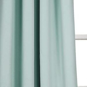 Lush Decor Insulated Grommet Blackout Window Curtain Panels, Pair, 52" W x 120" L, Blue - Classic Modern Design - 120 Inch Curtains - Extra Long Curtains For Living Room, Bedroom, Or Dining Room