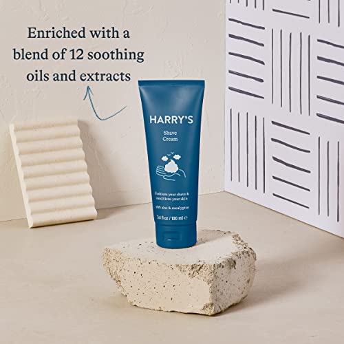 Harry's Shaving Cream - Shaving Cream for Men with Eucalyptus - 2 pack (3.4 oz)