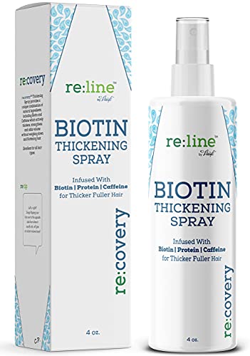 Biotin Hair Thickening Spray for Thin Hair Texturizing Spray Hair Loss Prevention Thinning Hair Thickening Tonic for Fine Hair Thick Hair Growth Products for Men for Women