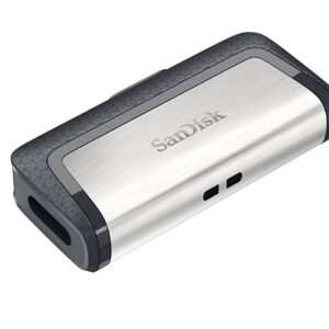 SanDisk Ultra 32GB Dual Drive USB Type-C (Five Pack) Works with Smartphones, Tablets, and Computers (SDDDC2-032G-G46) Bundle with (2) Everything But Stromboli Lanyard