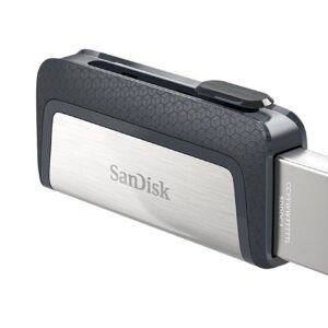 SanDisk Ultra 32GB Dual Drive USB Type-C (Five Pack) Works with Smartphones, Tablets, and Computers (SDDDC2-032G-G46) Bundle with (2) Everything But Stromboli Lanyard