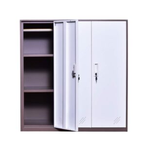 3 door small bedroom furniture,metal locker with cloth rail and shelf,kids living room locker,storage lockers for office (3d)