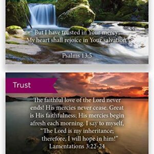 Logos Trading Post Pass Along Scripture Card Variety Pack | All 60 Designs | 1 of each Design | Pack of 60 - Assortment 13