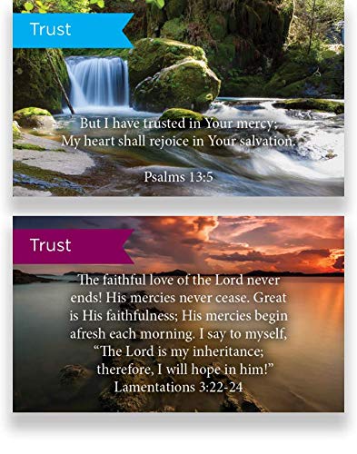 Logos Trading Post Pass Along Scripture Card Variety Pack | All 60 Designs | 1 of each Design | Pack of 60 - Assortment 13