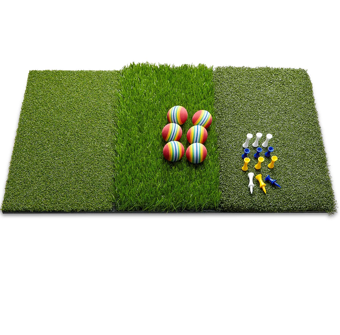 Golf Net Backyard Home Indoor Practice Hitting Chipping 2 Target and Ball Swing Kids Training Aids