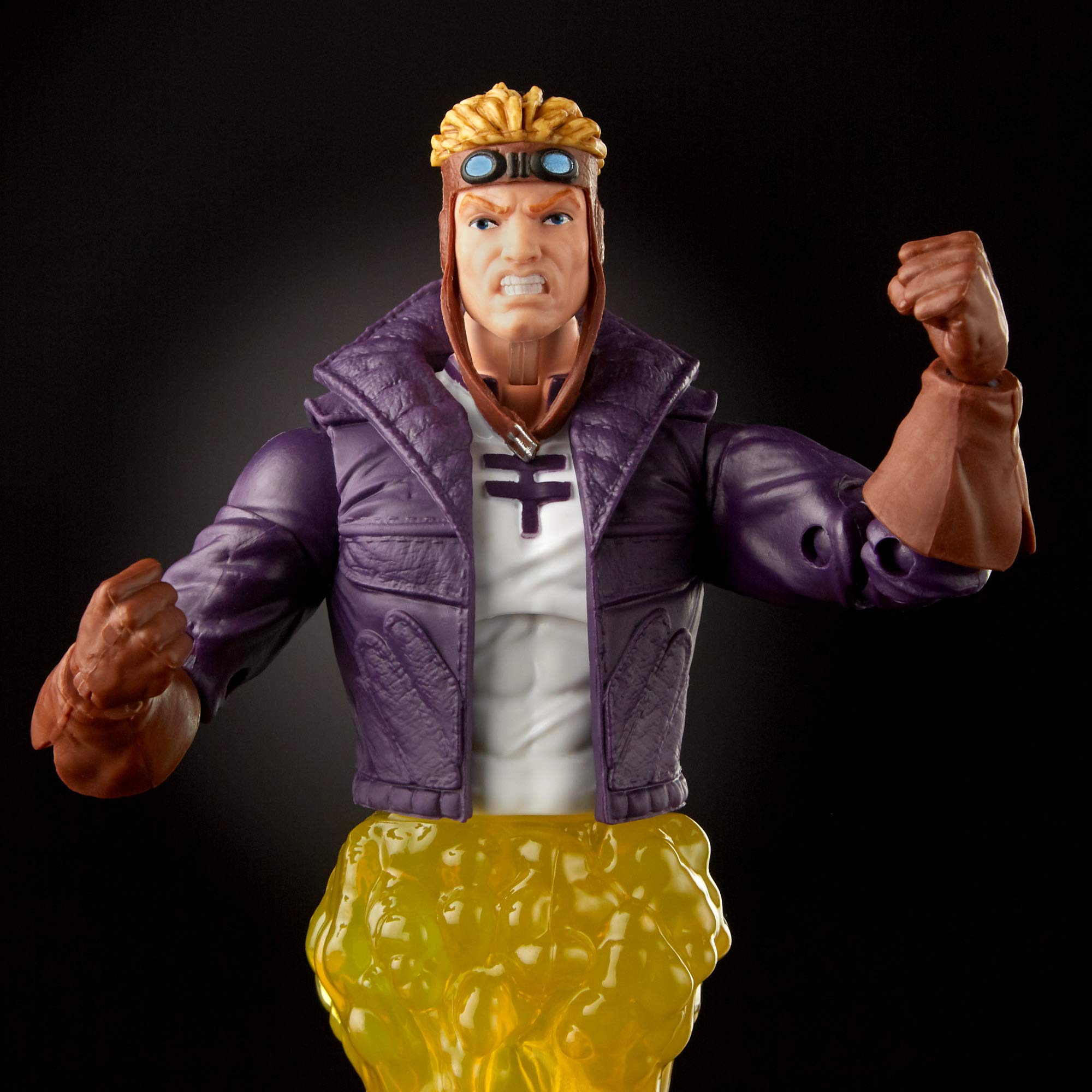 Marvel Classic Hasbro Legends Series 6" Collectible Action Figure Cannonball Toy (X-Men/X-Force Collection) – with Wendigo Build-A-Figure Part, Brown/A