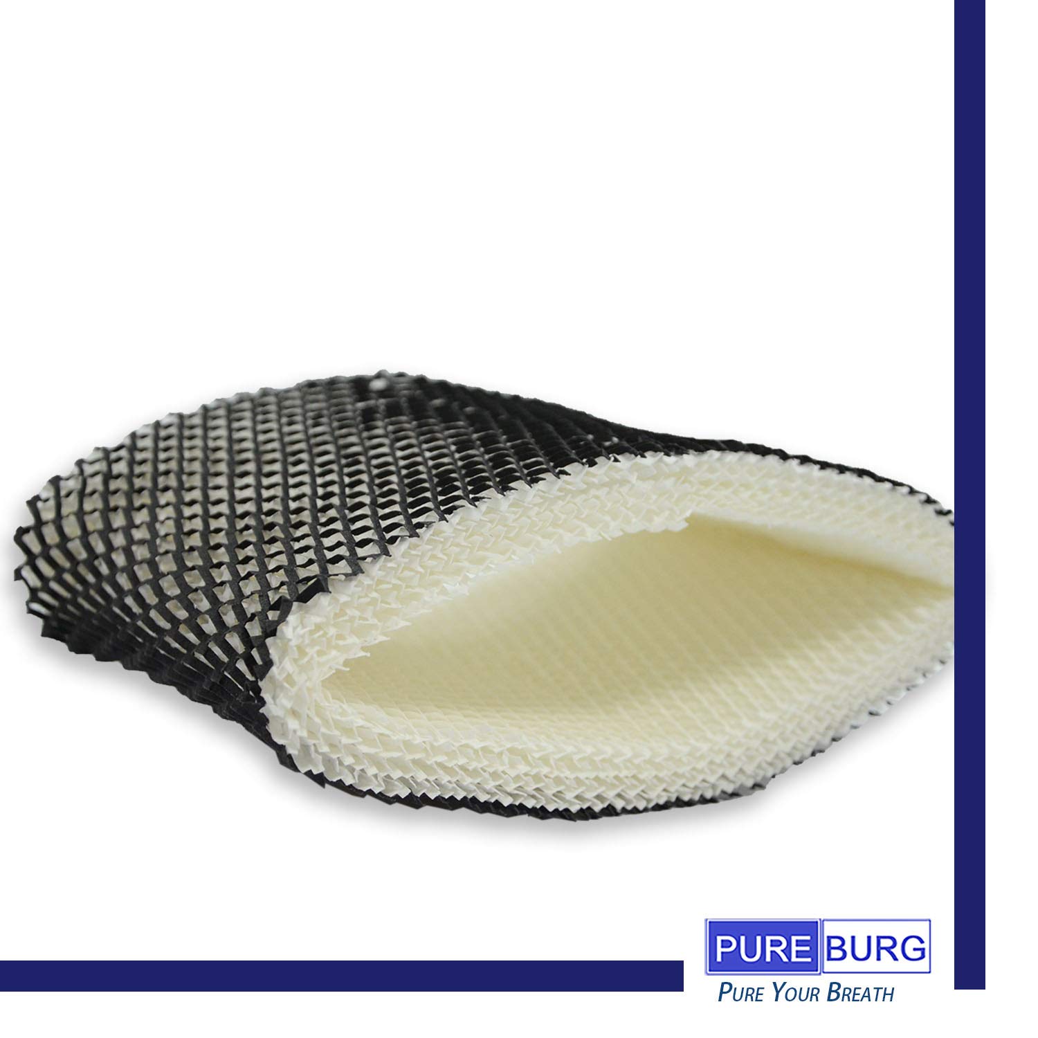 PUREBURG HWF64 Wick Filters Compatible with Holmes HWF64 Filter B fits Holmes HM1730 HM1745 HM1746 HM1750 HM2200 Sunbeam SCM1745 SCM1746 Bionaire BWF64 BWF64CS BCM1745 BCM1745-C BCM2200,2-Pack