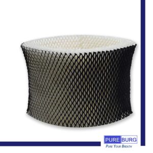 PUREBURG HWF64 Wick Filters Compatible with Holmes HWF64 Filter B fits Holmes HM1730 HM1745 HM1746 HM1750 HM2200 Sunbeam SCM1745 SCM1746 Bionaire BWF64 BWF64CS BCM1745 BCM1745-C BCM2200,2-Pack