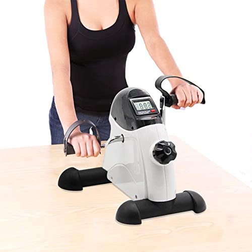 Hausse Portable Exercise Pedal Bike for Legs and Arms, Mini Exercise Peddler with LCD Display