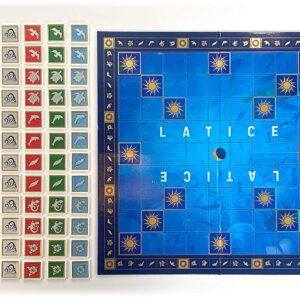 Latice Hawaii Strategy Board Game - The Multi-Award-Winning Smart New Family Board Game For 2 Players, Intelligent Fun for Creative People.