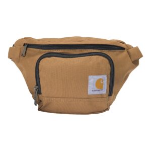 carhartt adjustable waist pack, durable, water-resistant hip pack, classic waist pack, carhartt brown