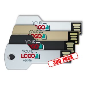 possibox custom key shaped usb flash drive 512mb customized with your logo - as promotional gift bulk 300 pack