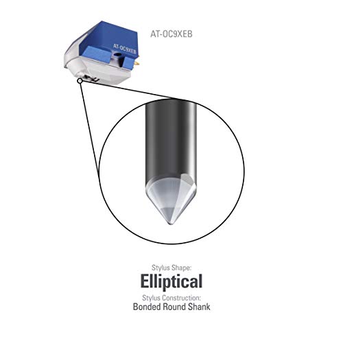 Audio-Technica AT-OC9XEB Dual Moving Coil Cartridge with Bonded Elliptical Stylus