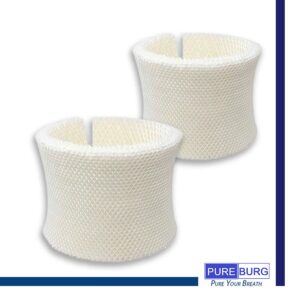 PUREBURG MAF2 Replacement Wick Filters Compatible with Essick Moist AIRCARE MA0600, MA0601, MA0800 and MA08000, Kenmore 15408, 154080, 17006 Humidifiers,2-Pack