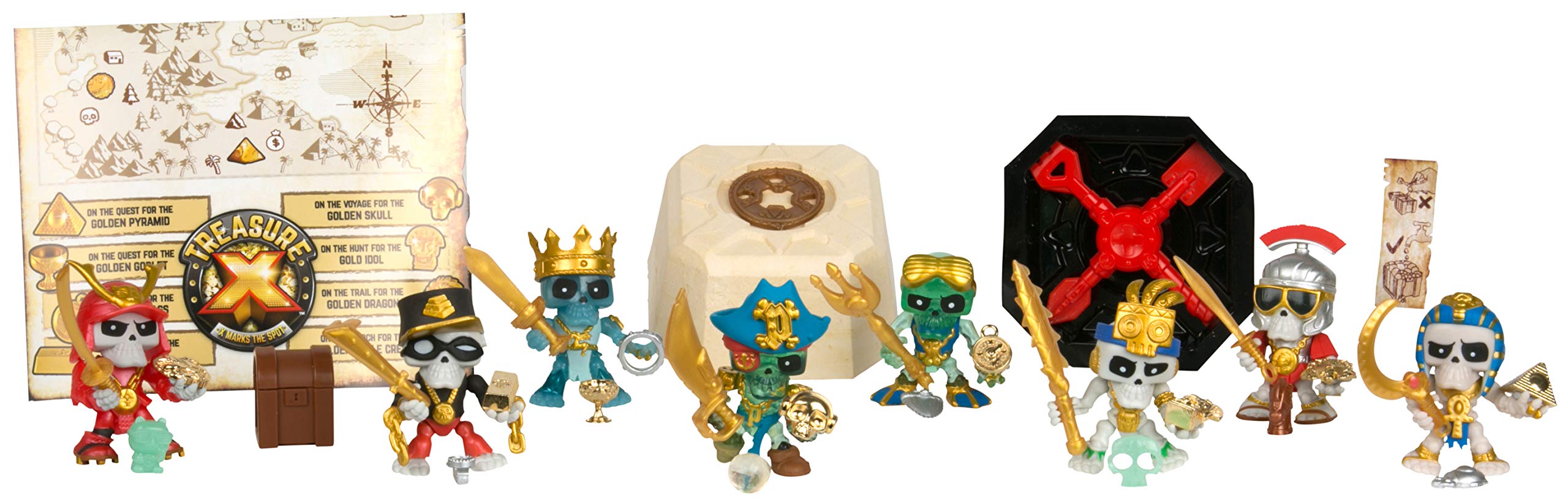 TREASURE X 41514 Kings Gold Mini Beasts-Styles, Colours Vary