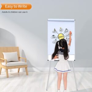 VIZ-PRO Magnetic Whiteboard Easel, 36 x 24 Inches, Portable Dry Erase Board Height Adjustable for School Office and Home