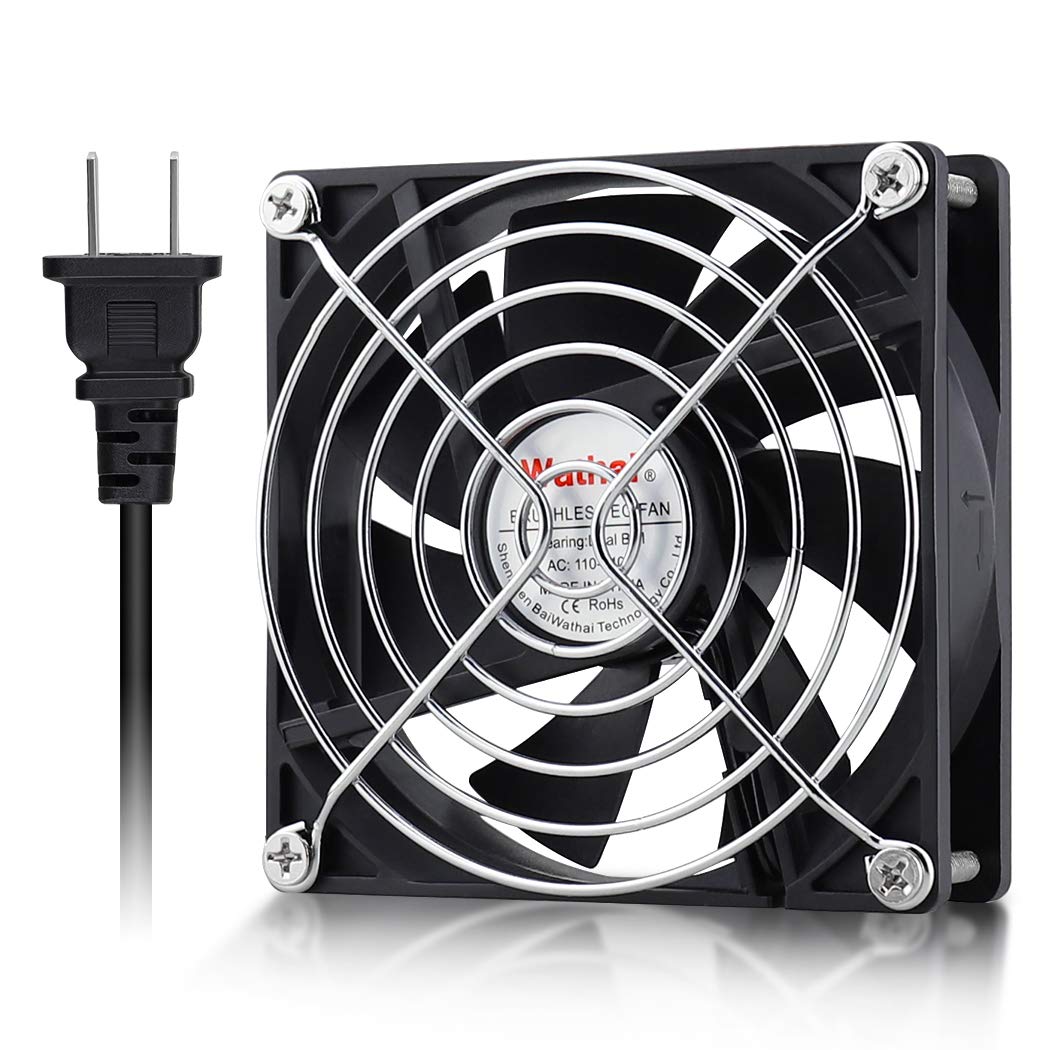 Wathai EC 90mm x 25mm Ball AC Axial Cooling Fan 110V 115V 120V 220V 240V Industrial Case Fan